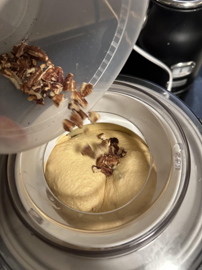 Dulce de leche and toasted pecans - kind of just free styled it based ...