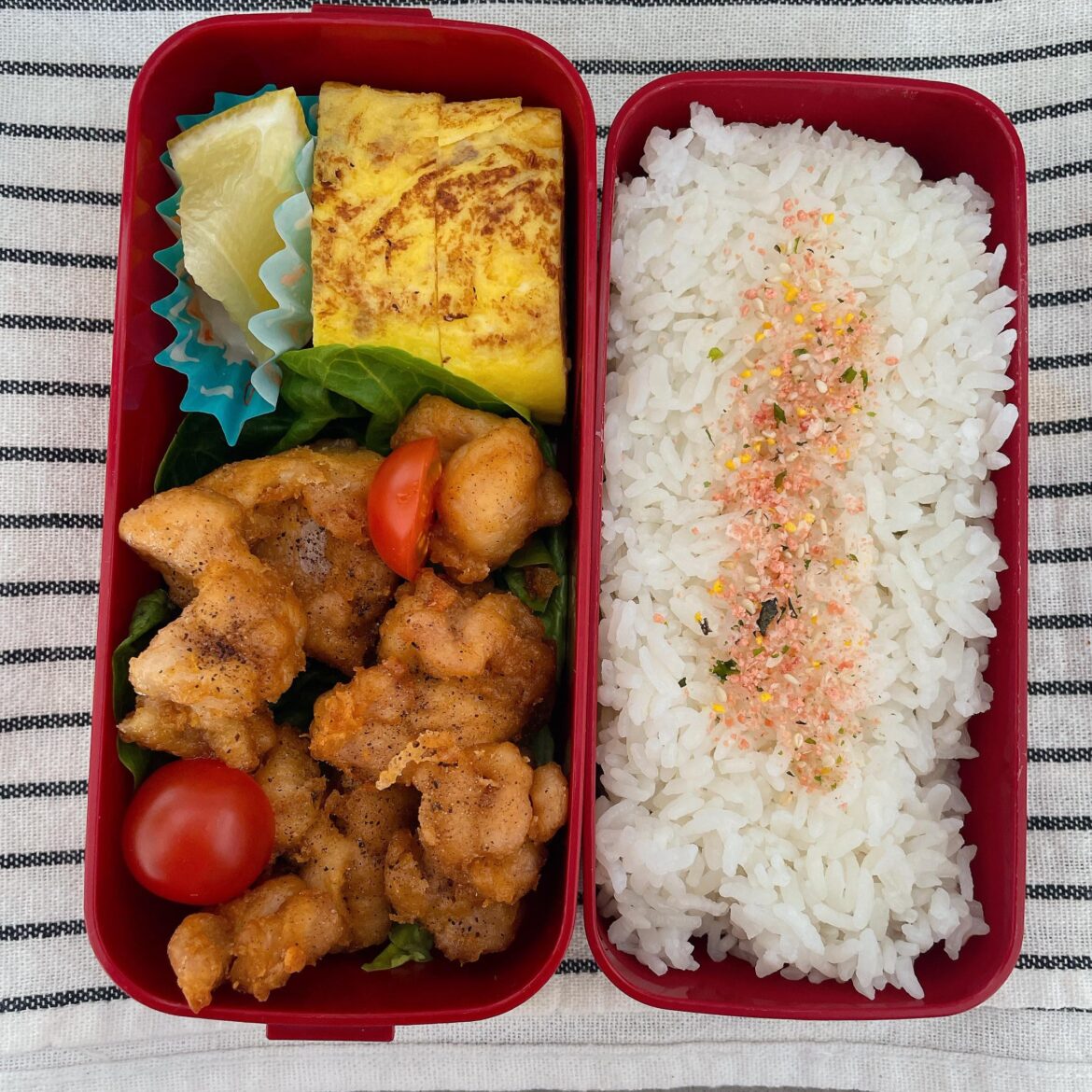 Homemade fried chicken bento 🍱 - Dining and Cooking