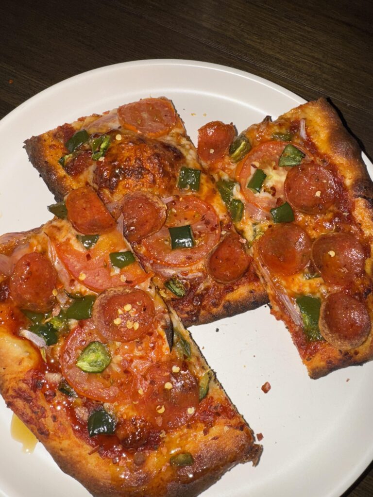 Bee Sting Hot Honey Pepperoni Pizza - Dining and Cooking