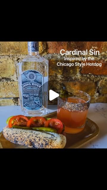 Hot Dog Cocktail at Bokeh - Dining and Cooking