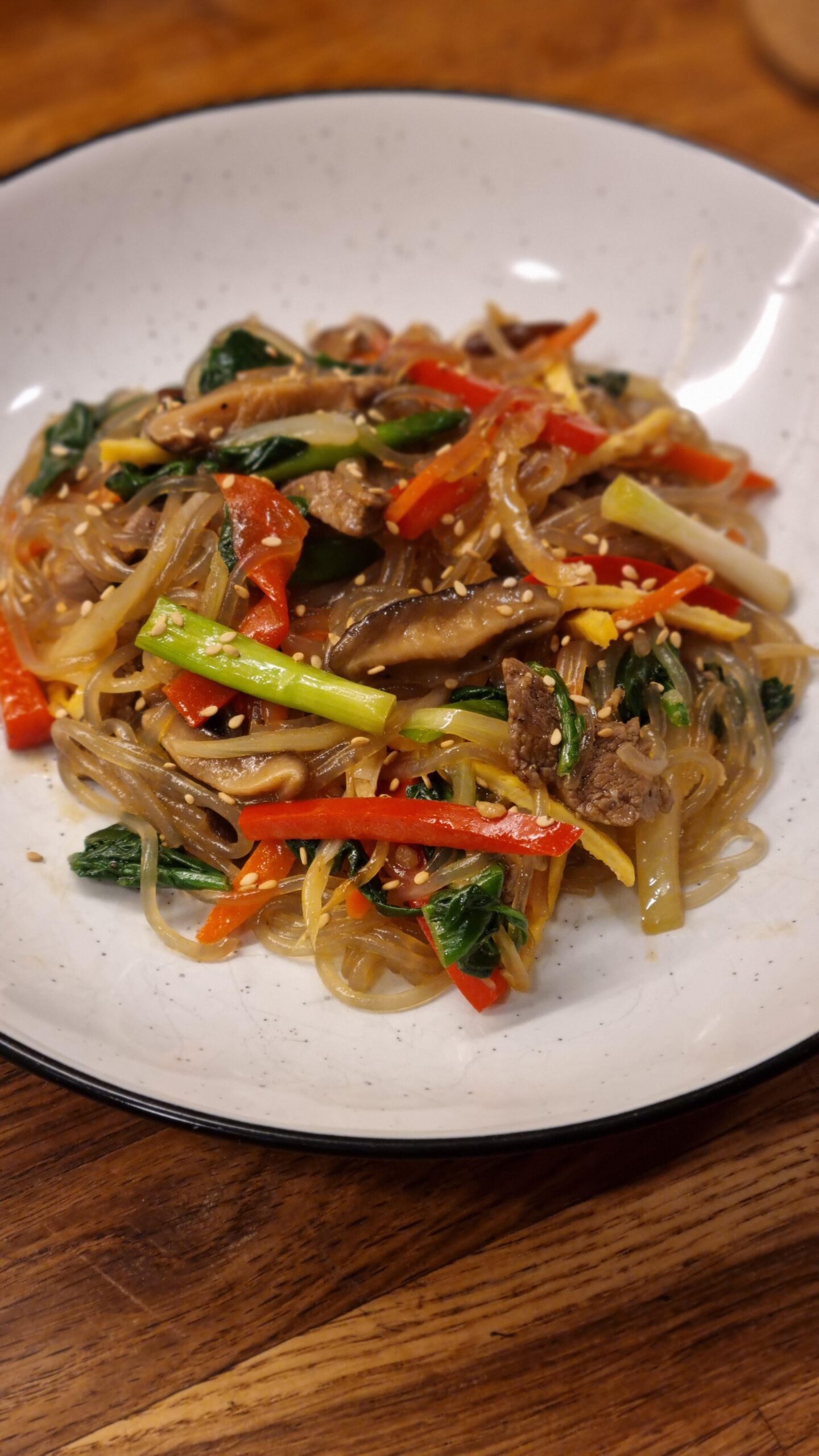 Japchae: first try - Dining and Cooking