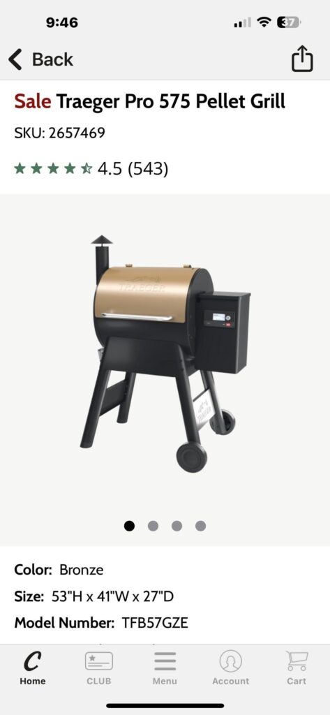 Upgrading opinions - Pro 575/780 or Costco Ridgeline XL? - Dining and ...