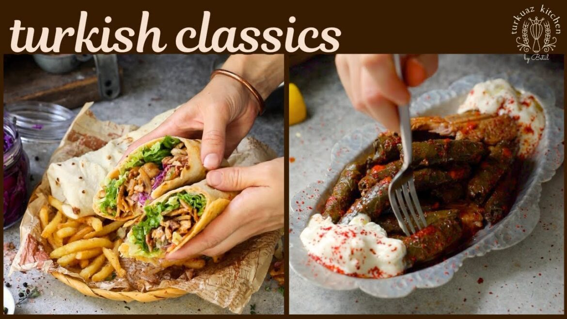 Turkish Classic Foods From Scratch: Chicken Döner & Dolma (Stuffed ...