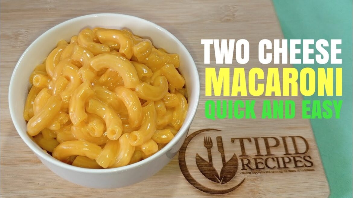 NO BAKE MAC AND CHEESE : Two Cheese Macaroni Recipe - Dining and Cooking