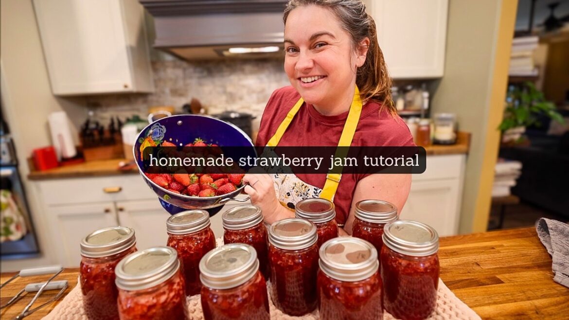 Classic Homemade Strawberry Jam | Kitchen Tutorial - Dining and Cooking