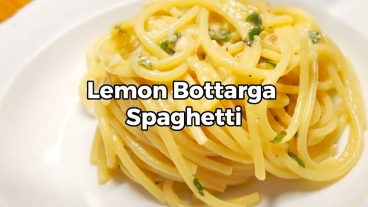 Bottarga & Lemon Pasta in 30 Minutes | Easy Weeknight Dinner - Dining ...
