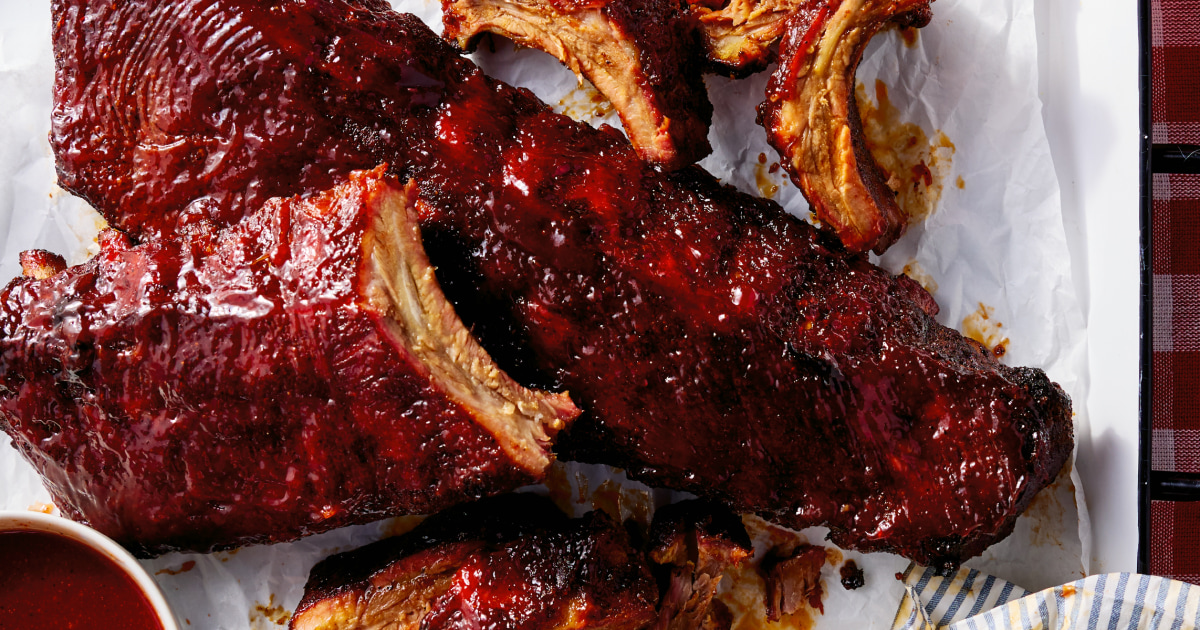 Baby Back Ribs with Bourbon and Cherry Glaze - Dining and Cooking