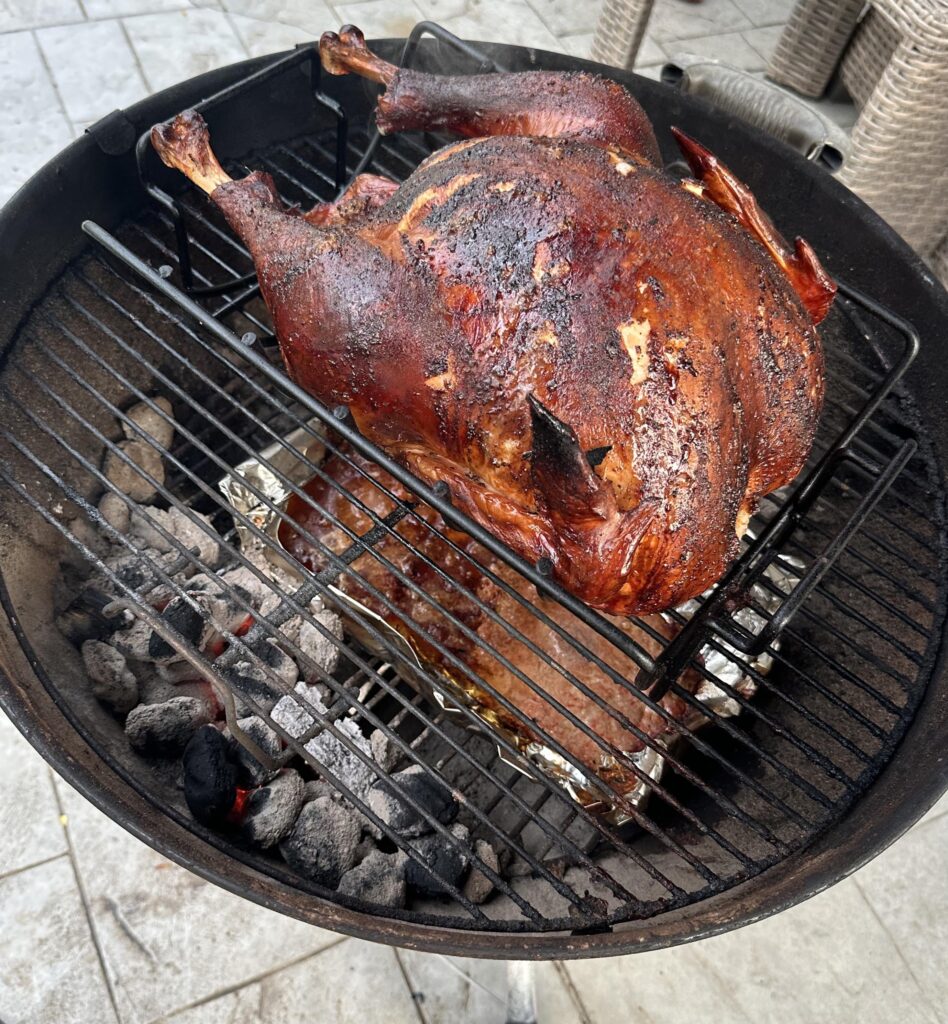 Weber smoked Turkey - Dining and Cooking