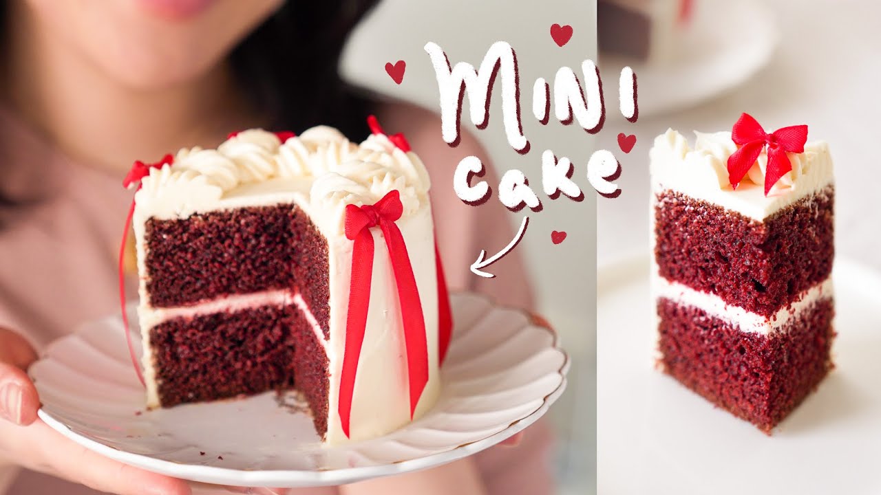 a mini red velvet cake…for one person! - Dining and Cooking