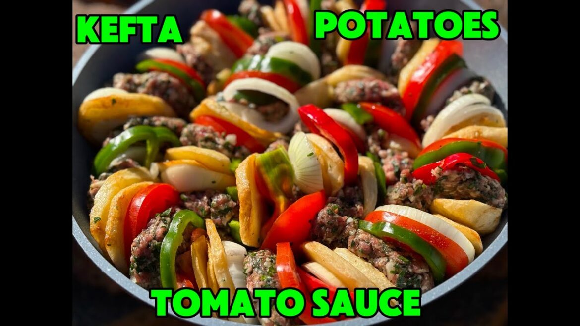 Lebanese Kafta bil Sanieh Easy One Pan Kefta with Potatoes & Tomato ...