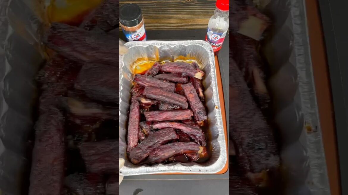Brown Sugar Candied BBQ Party Ribs - Dining and Cooking