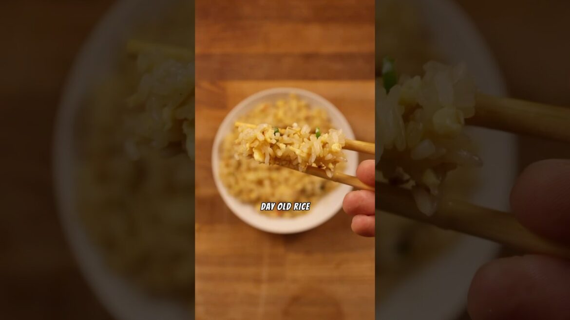 The trick to perfect fried rice is not day old rice - Dining and Cooking