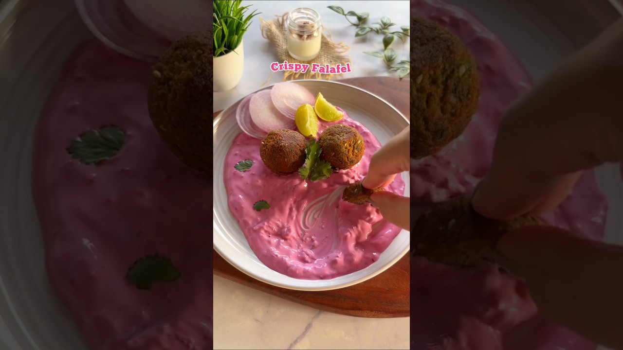 Crispy Falafel | how to make step by step Crispy Falafel With Yogurt ...