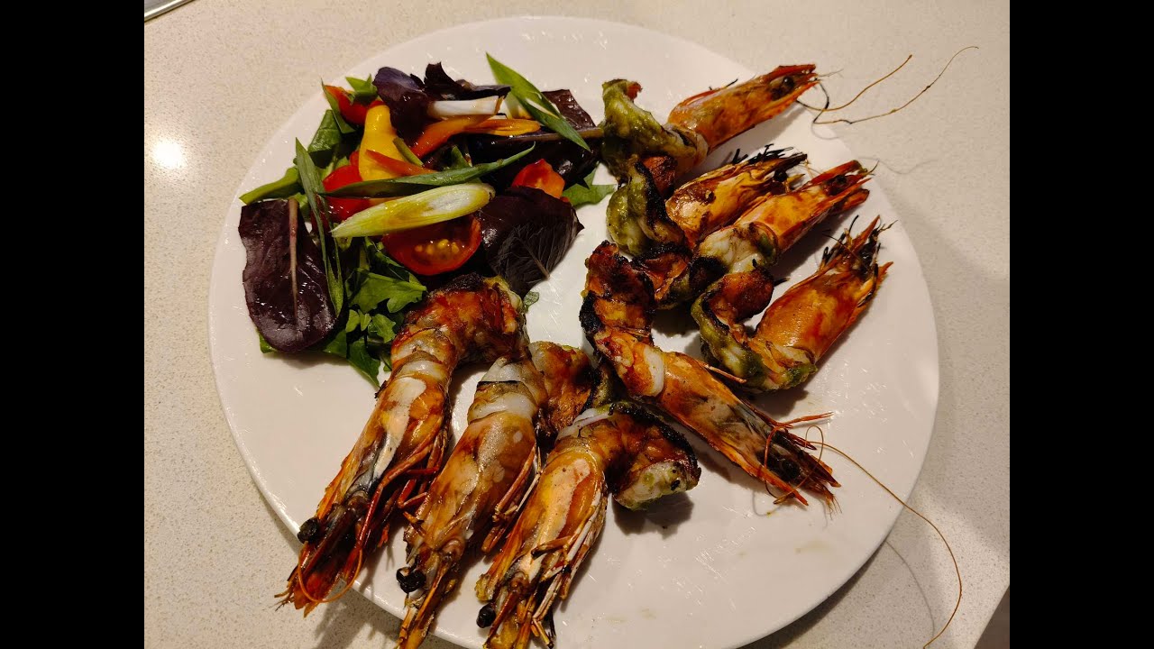 BBQ Pesto Prawns for Easter - Dining and Cooking
