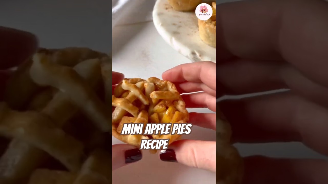 Easy Mini Apple Pie Recipe | How to Make Mini Apple Pies | Mini Apple ...