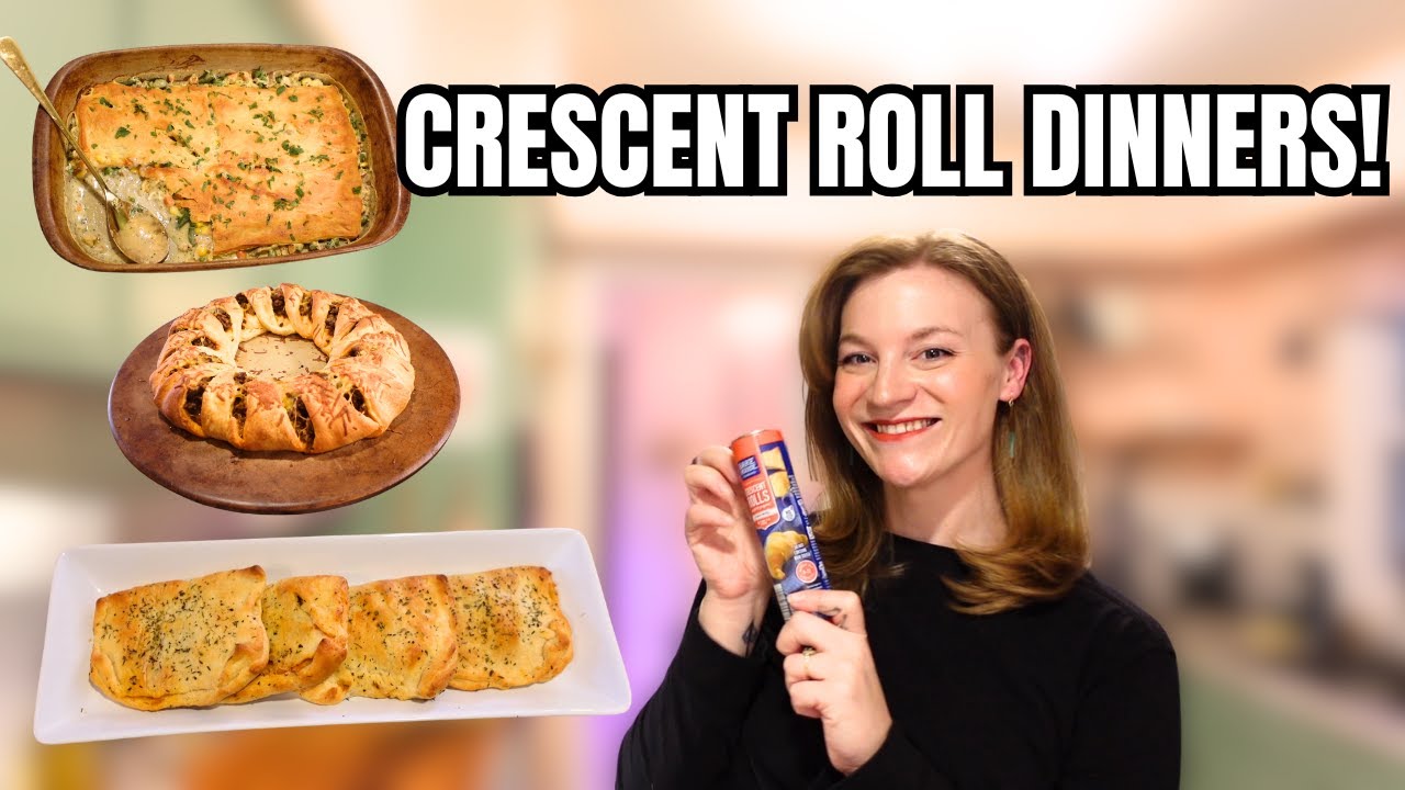CRESCENT ROLL RECIPES! DINNERS USING CANNED CRESCENT ROLLS! CALZONES ...