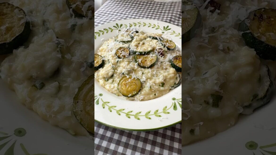 Recipe 56 of 100: Creamy Courgette Risotto - Dining and Cooking