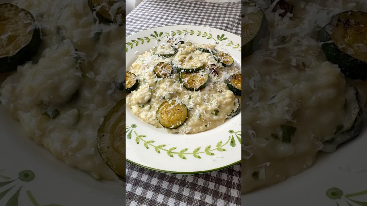 Recipe 56 of 100: Creamy Courgette Risotto - Dining and Cooking