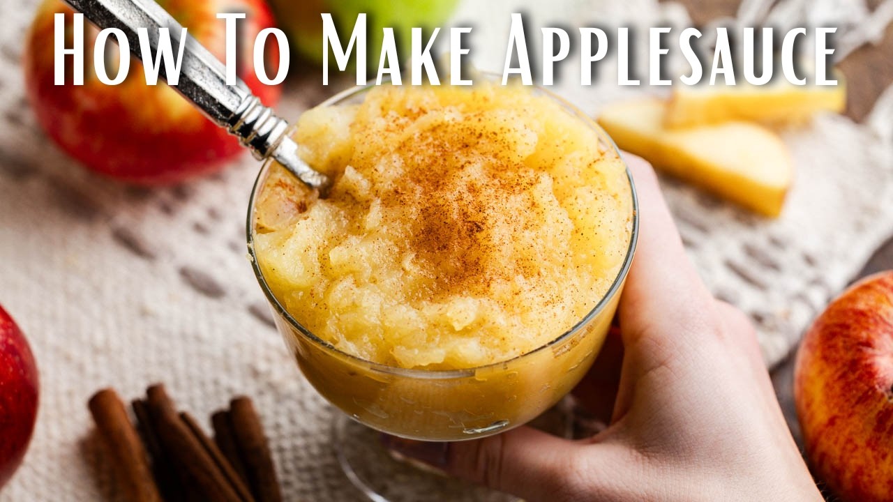 How to Make Homemade Applesauce From Scratch - Dining and Cooking