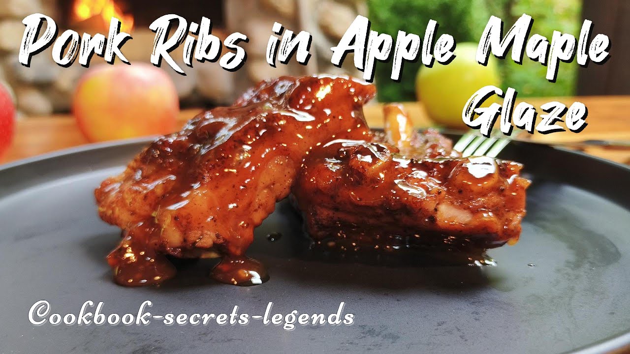 Skillet Pork Ribs in Apple Maple Glaze | Sweet Pork Rib Recipe - Dining ...