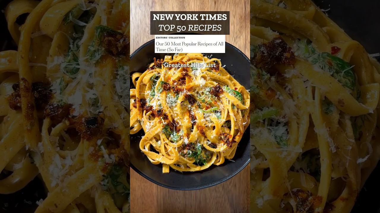 Trying Every Recipe on the NYT Top 50 List | Chili Crisp Fettuccine ...