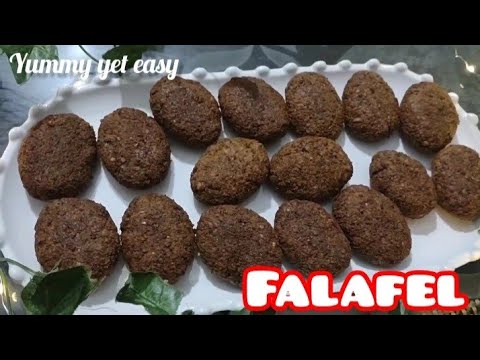 Falfel recipe | how to make falafel | arabic falafel - Dining and Cooking