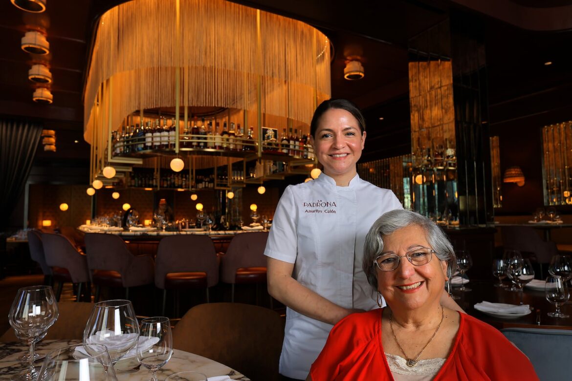 La Padrona chef, her mother cook the rice and beans of Puerto Rico ...