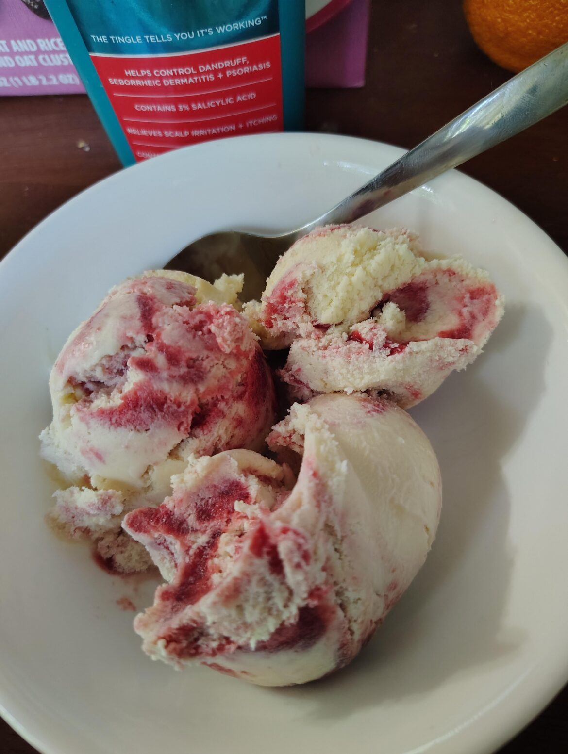 Berry ripple ice cream - Dining and Cooking