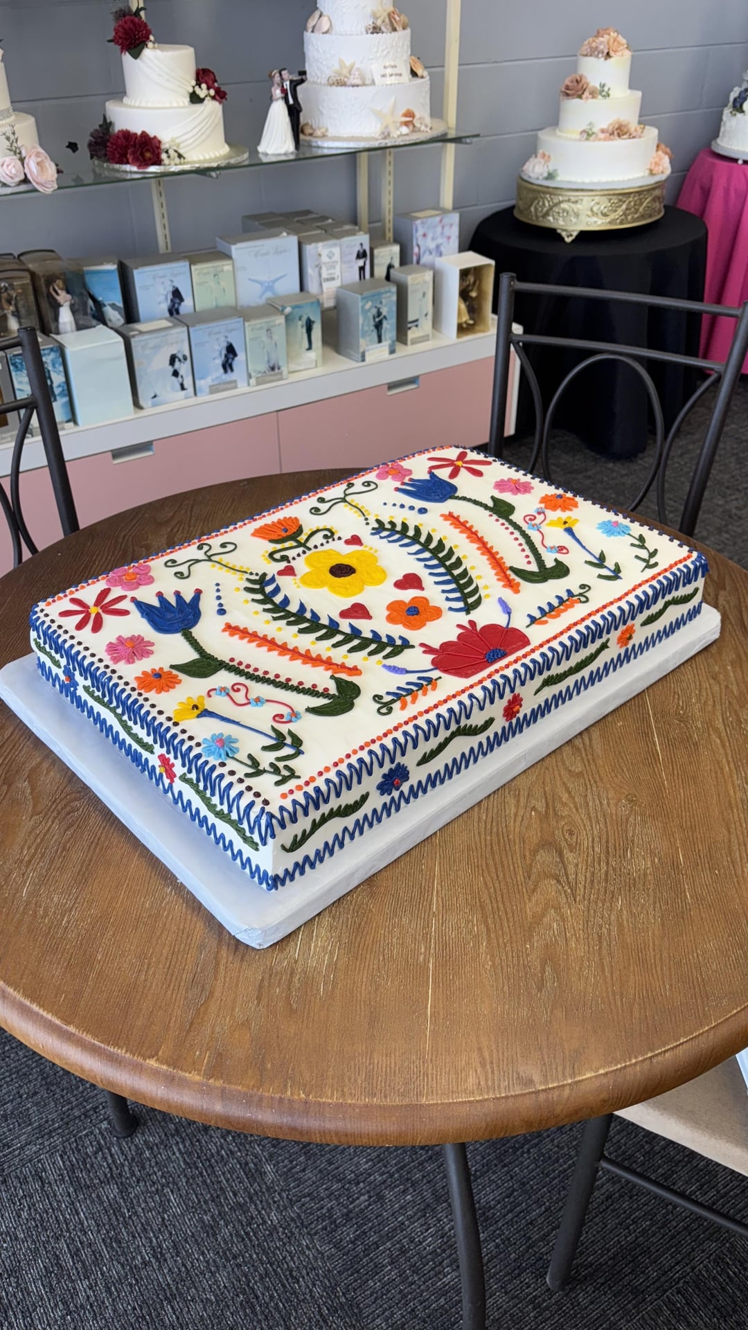 sheet cake i made at work 🙂 - Dining and Cooking
