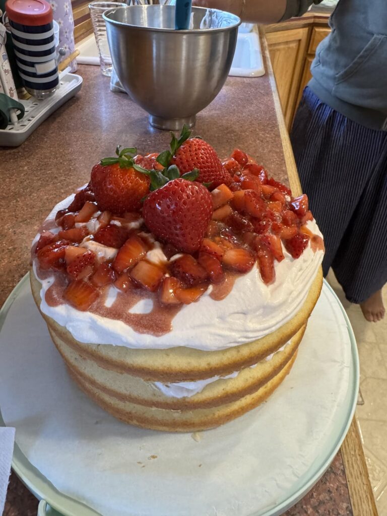 First strawberry shortcake! - Dining and Cooking