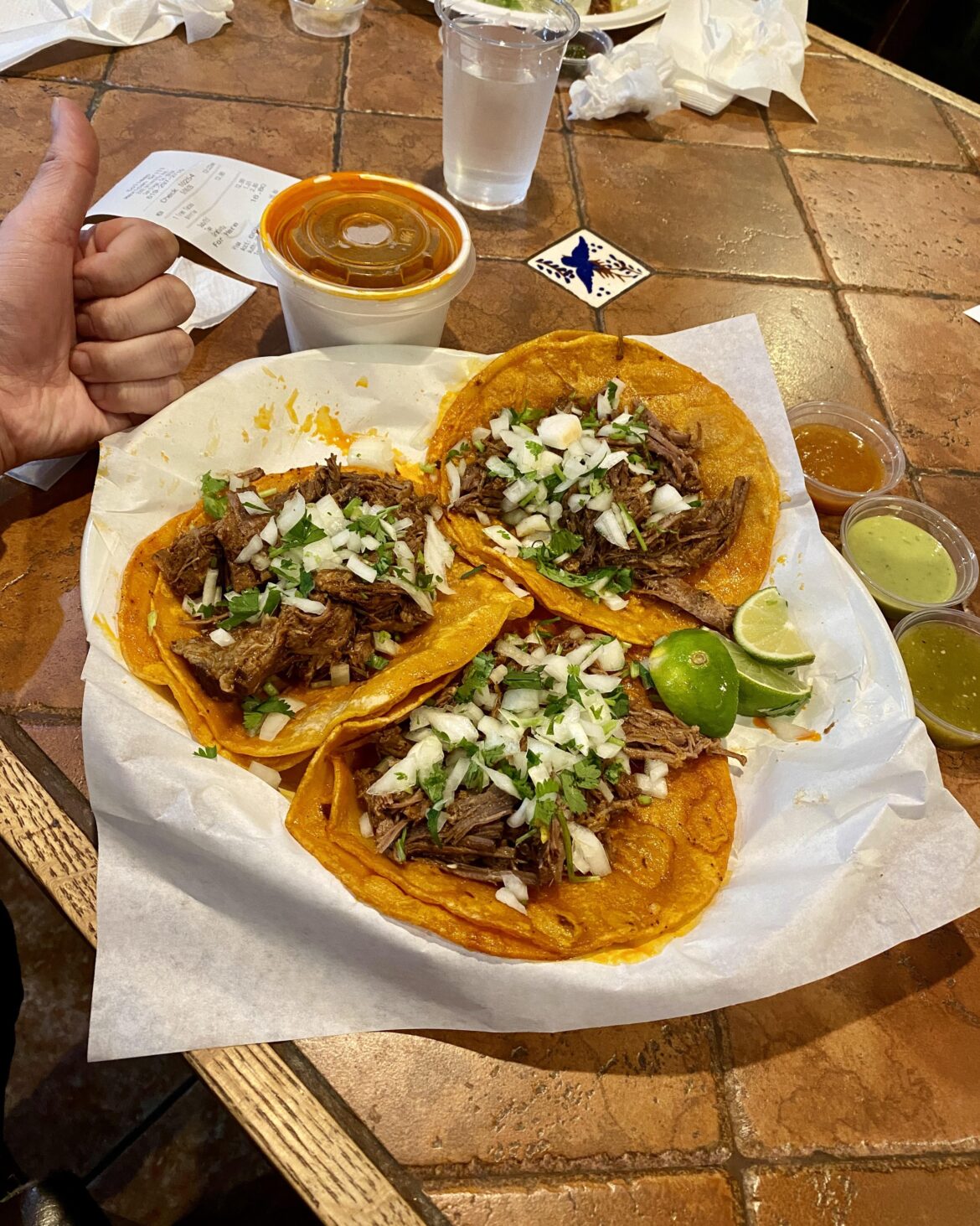 Birria tacos with consomé from Colima’s in San Diego - Dining and Cooking