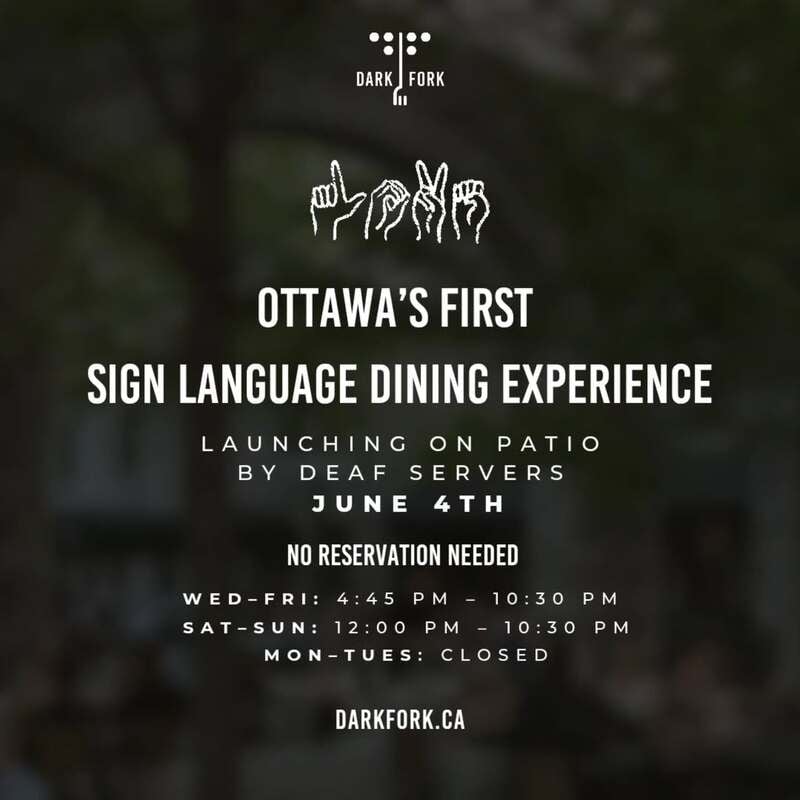 Sign Language Dining Experiences : Sign for Your Supper - Dining and ...