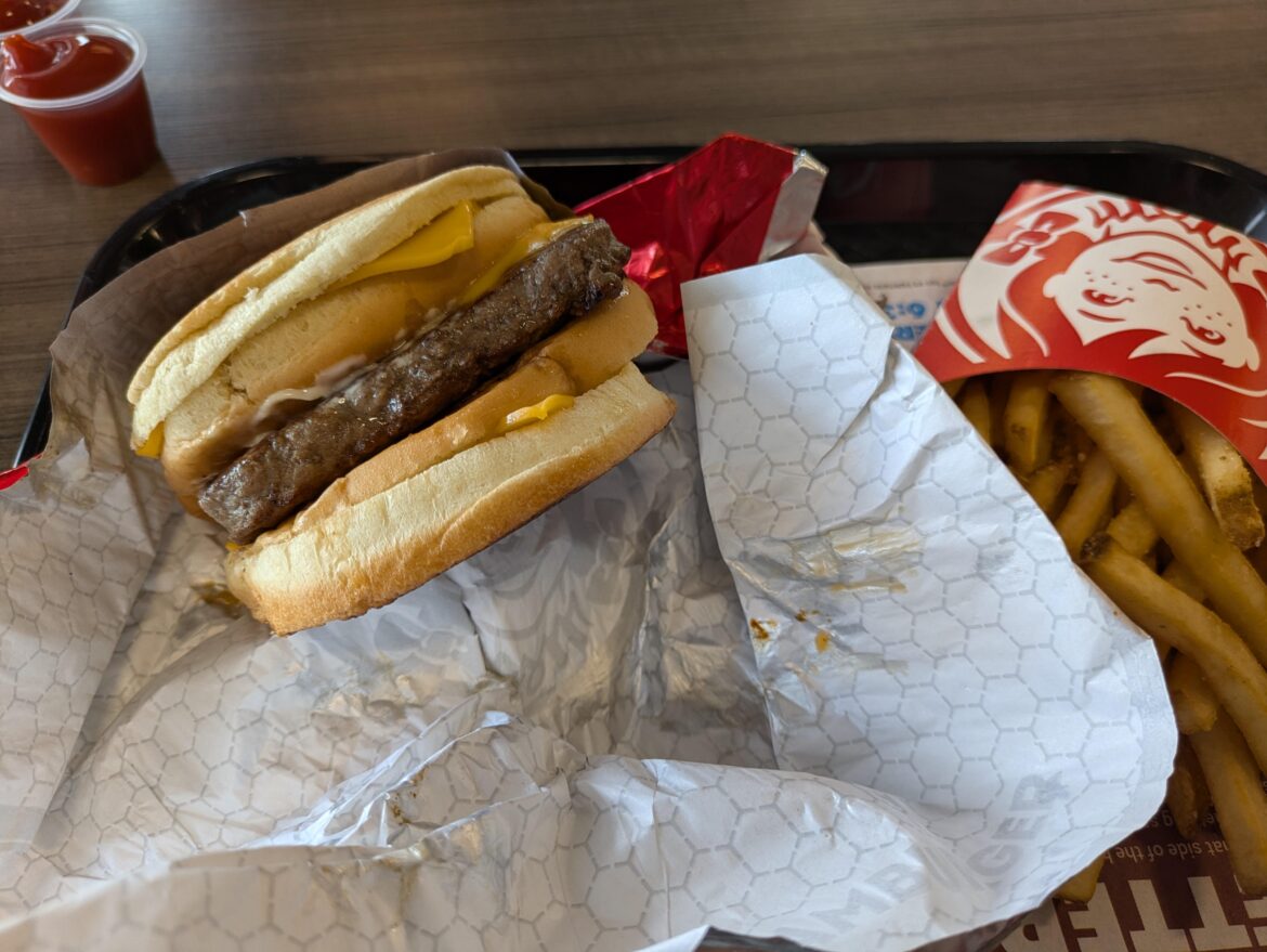 Wendy's Grilled Cheese Cheeseburger; the cheese inside the "grilled ...