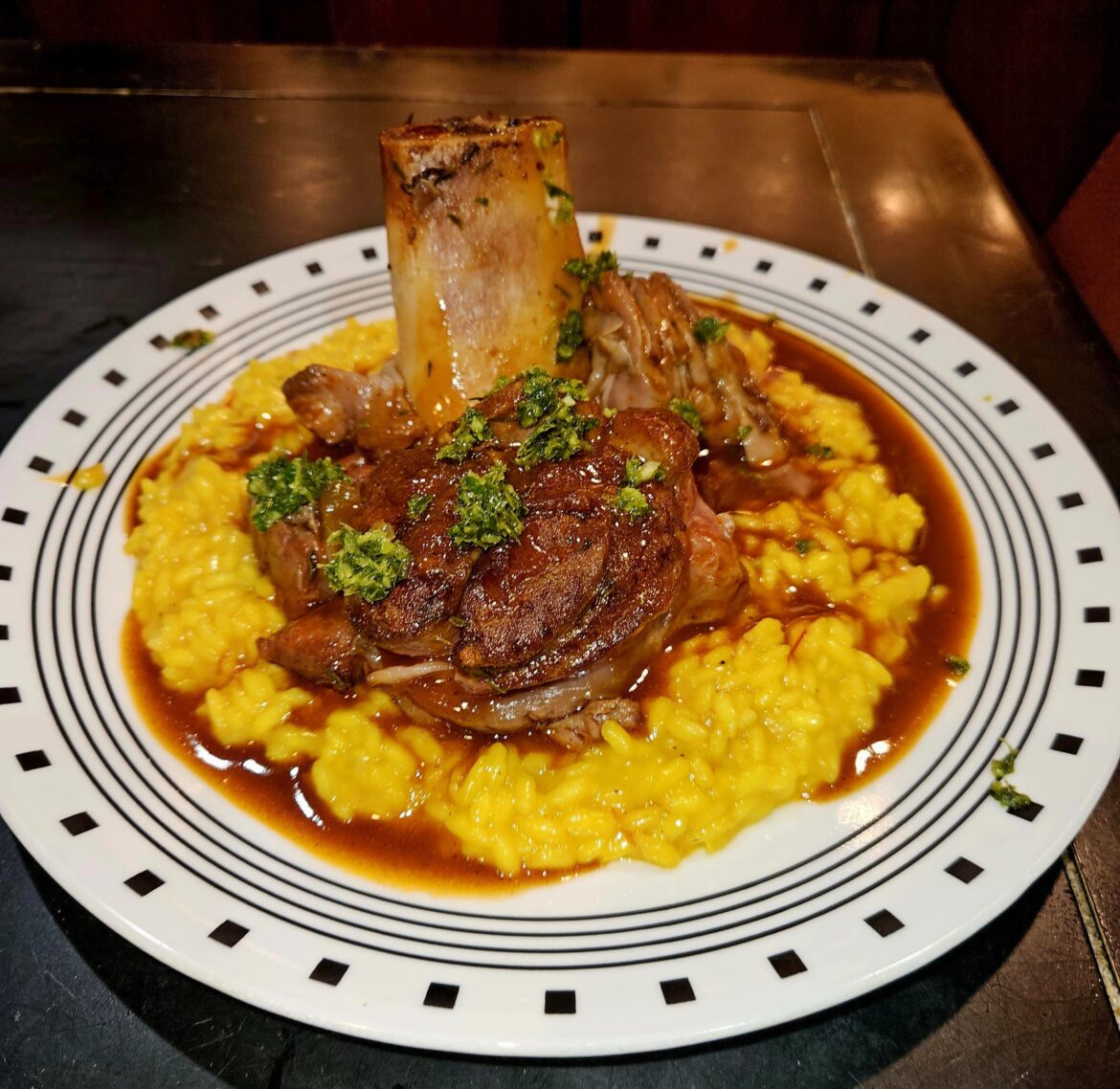 Veal Osso Bucco & Risotto Milanese - Dining and Cooking
