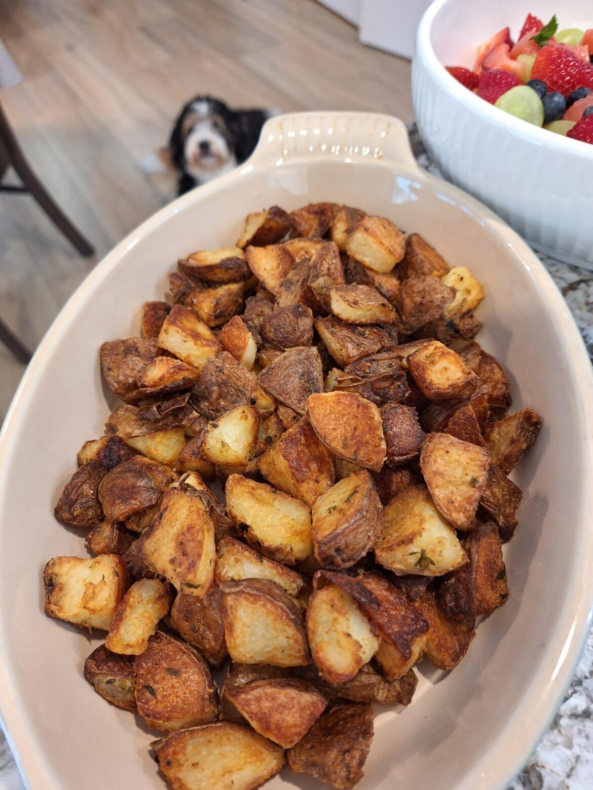 Overly crispy roast potatoes [homemade] - Dining and Cooking