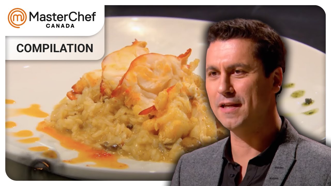 Lobster Risotto And Dumplings Compete | MasterChef Canada - Dining and ...