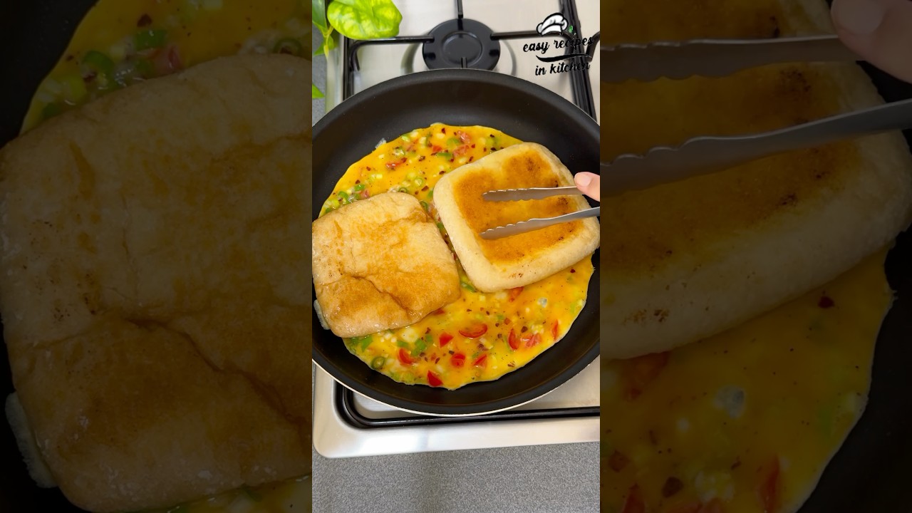 5 Minute Breakfast Egg Sandwich Hack | Relaxing ASMR Cooking #asmr # ...