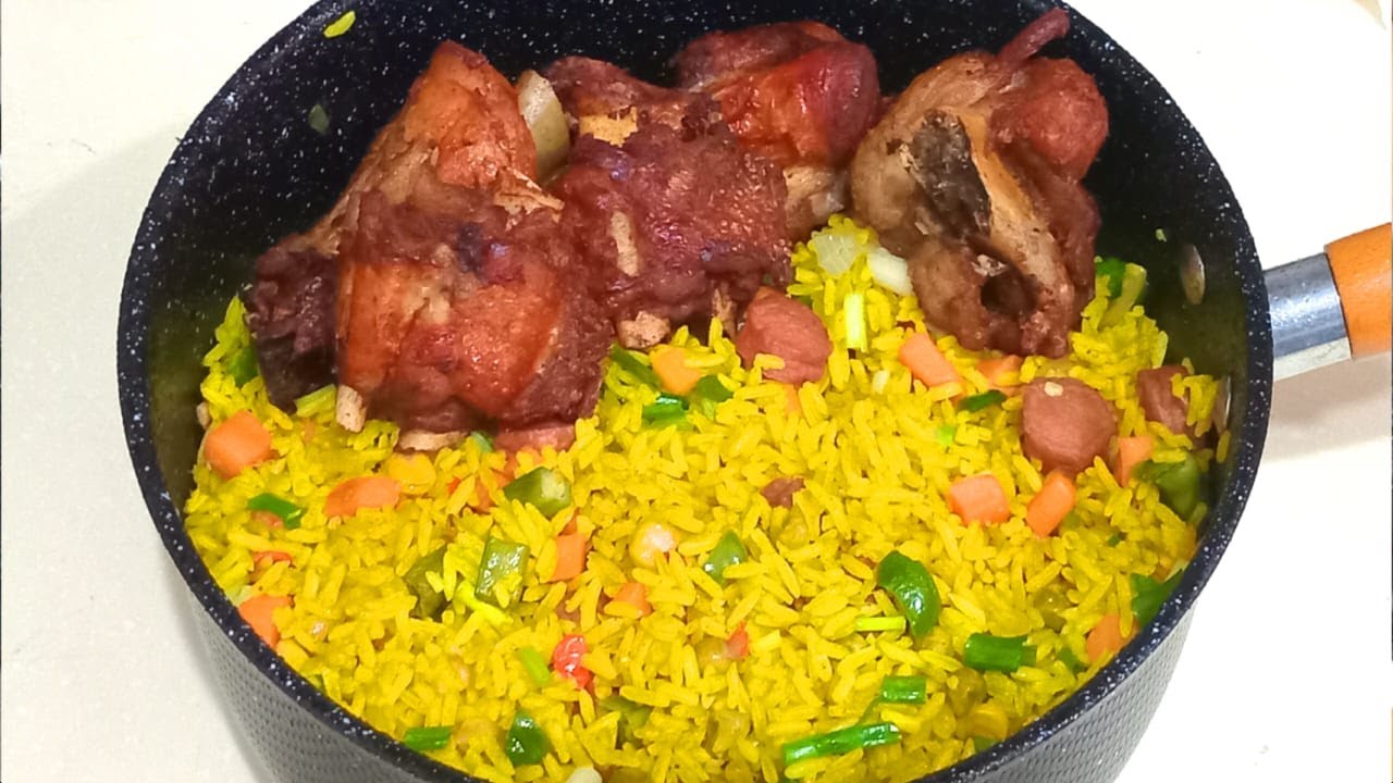 How to make Quick Easy and Tasty Turmeric/ Yellow /Curry Rice Every ...