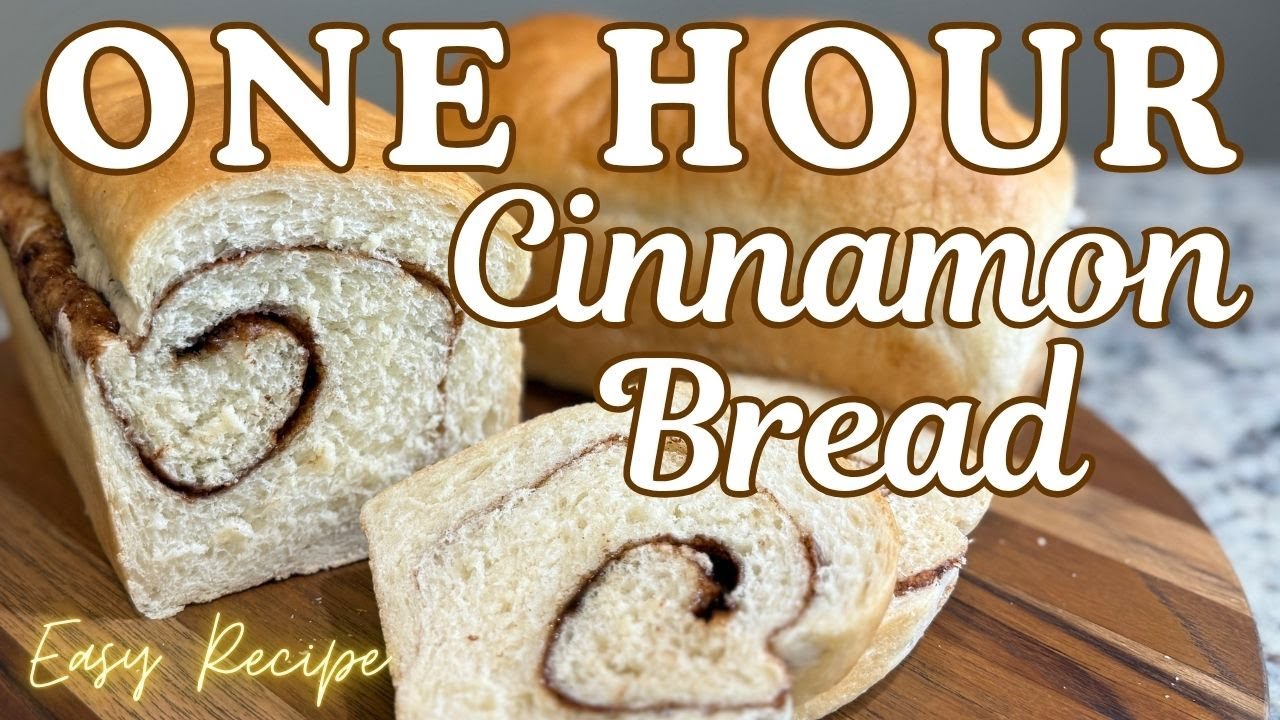 1 Hour Cinnamon Bread | Easy Homemade Cinnamon Swirl Bread Recipe ...