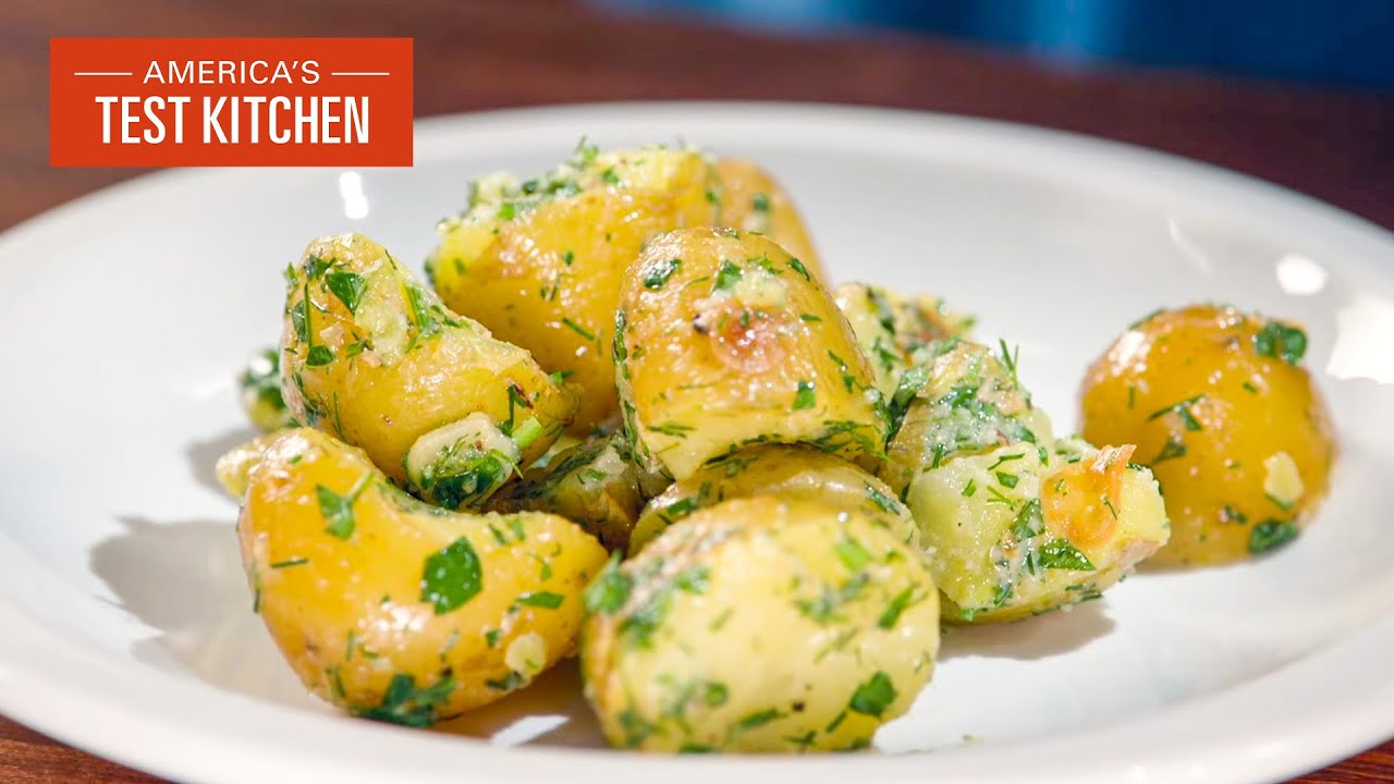 Torn Potato Salad With Toasted Garlic Dressing | America's Test Kitchen ...