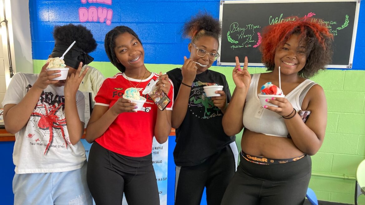 Faith is on the menu at Unbothered Scoops, an ice cream shop in ...