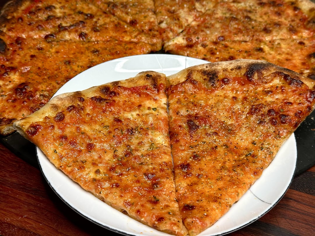 Homemade cheese pizza progress - Dining and Cooking
