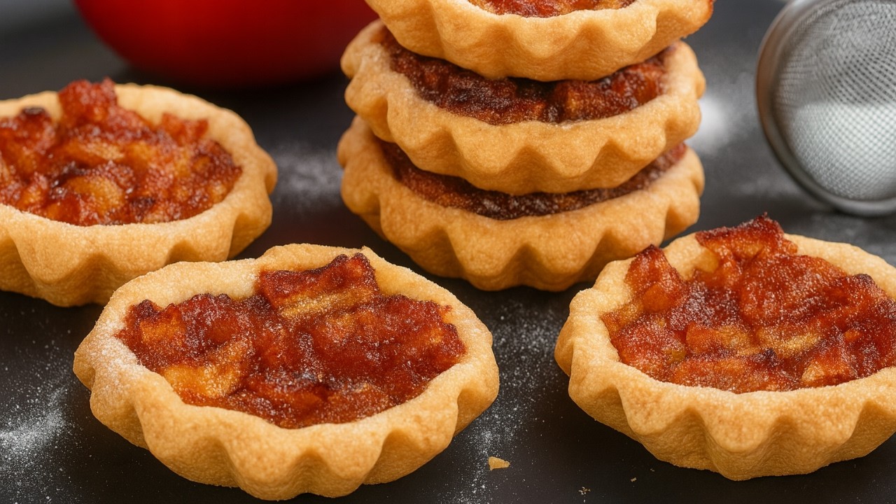 How to Make Mini Apple Tartlets | Simple Cinnamon Apple Tart Recipe ...