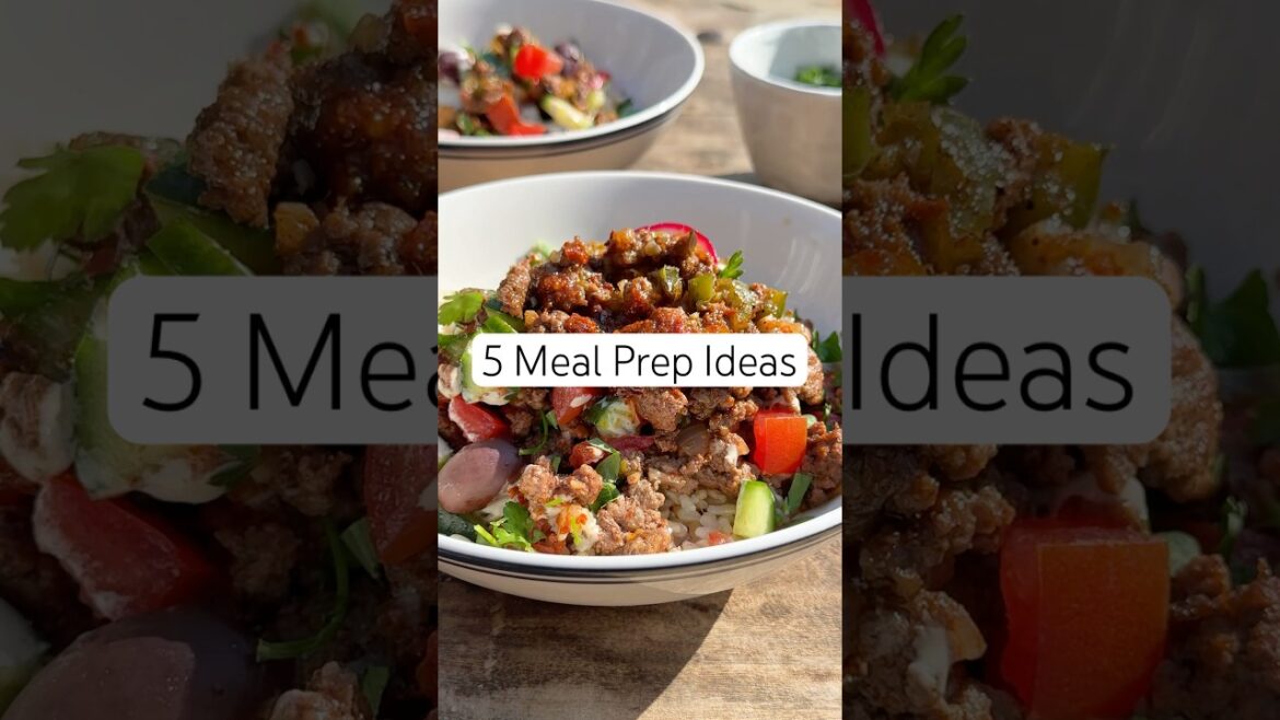 5 Healthy Meal Prep Ideas (Meal Prep Recipes!) #mealprep #shorts ...