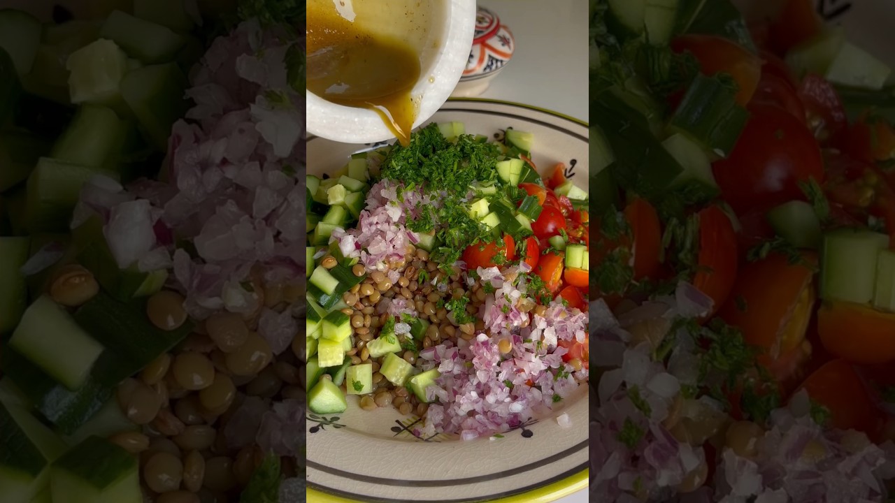 Insalata di lenticchie fresca e speziata - Dining and Cooking