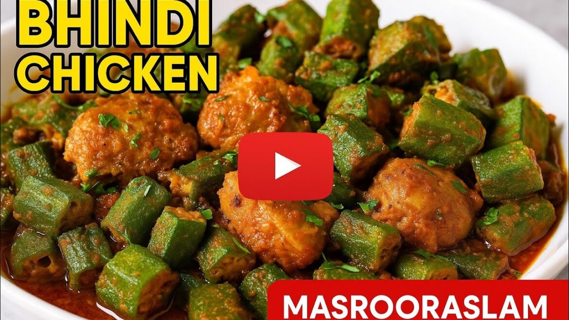 Bhindi Chicken Recipe - Okra Chicken Recipe | Bhindi Chicken Marsala ...