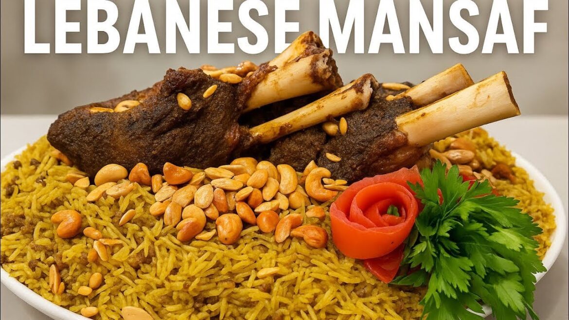 Lebanese Lamb Shanks Mansaf | Traditional Middle Eastern Rice Recipe ...
