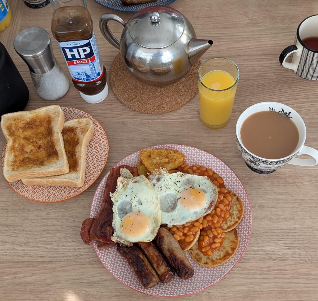 First fry-up of the year. - Dining and Cooking