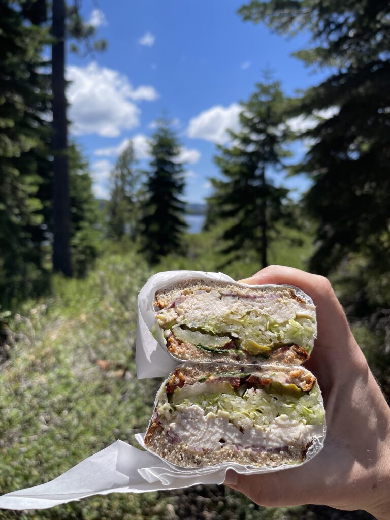 [campsitemade] Sous vide chimichurri chicken, iceberg, tomato ...