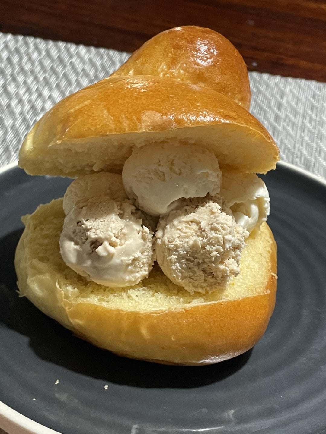 sicilian breakfast brioscia cu’ tuppu con gelato - Dining and Cooking